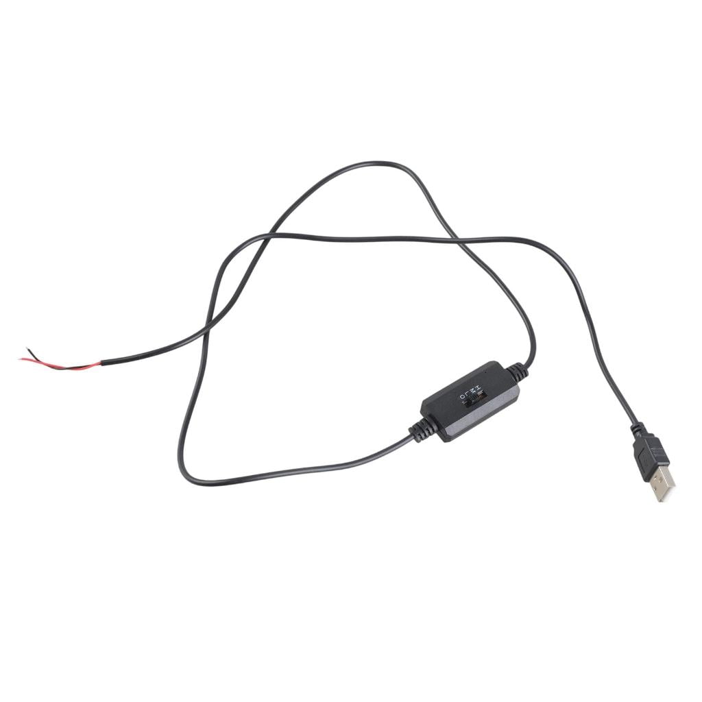 Yammee 3.5ft USB to 2Pin Bare Wire Speed Controller Cable Three Speed ...