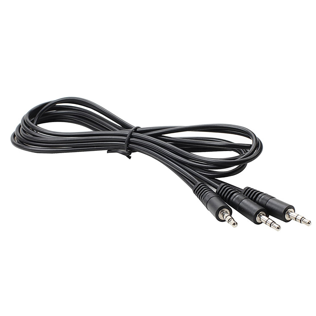 Yammee 3.5mm Male Plug Stereo to Double 3.5mm Male Plug Connectors Y ...