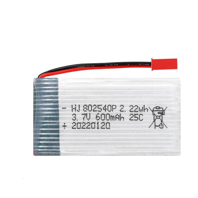 Yammee 3.7V 600mAh 25C Lithiums Polymers Battery 802540P for X5C X5SC ...