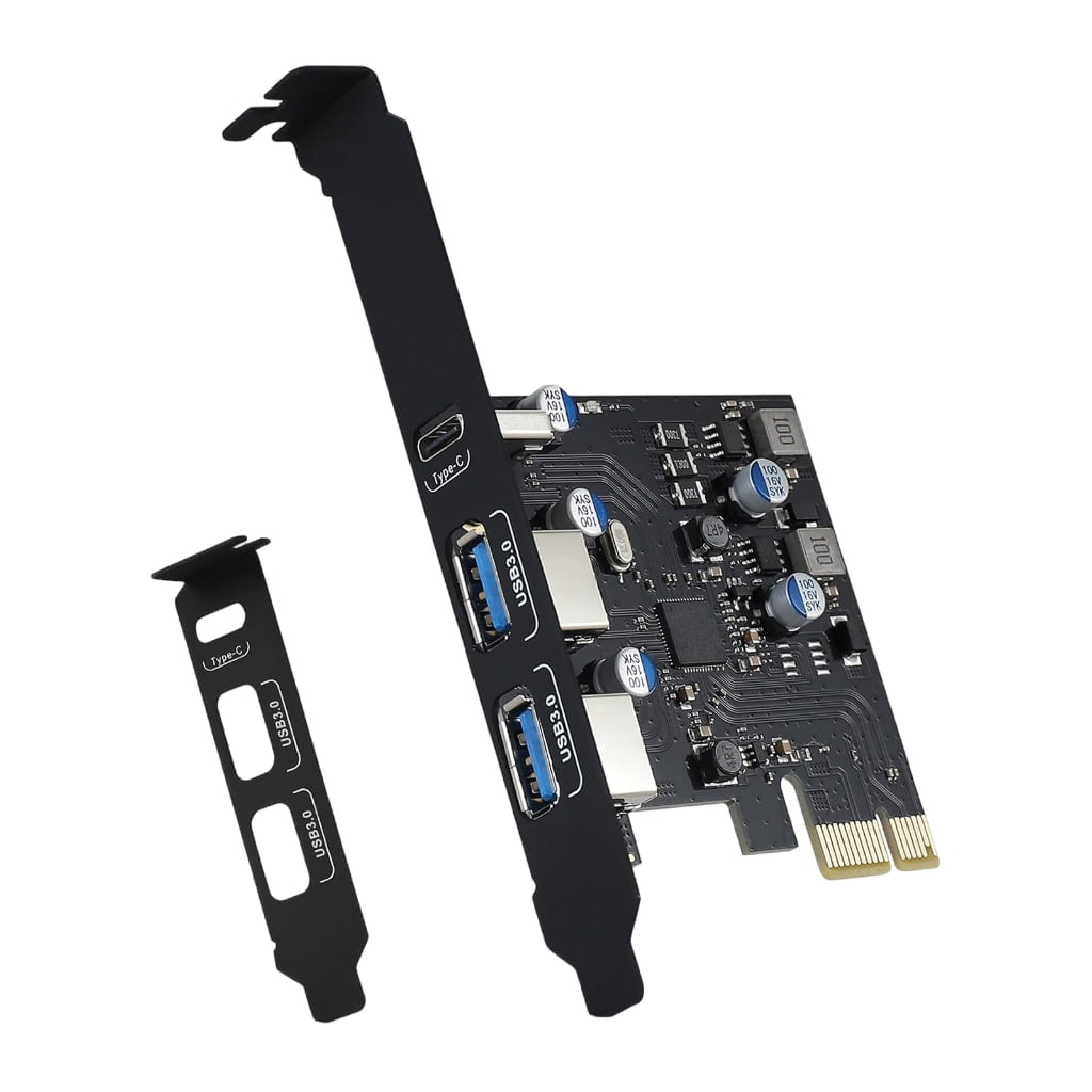 Yammee 3 Port USB 3.0 PCIe Expansion Card, 18W Power Delivery Expands PC Connection Enhances ...