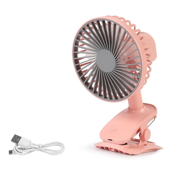 Yammee 3 Speed Adjustable Clip On Rechargeable Fan 90 Degree Auto ...