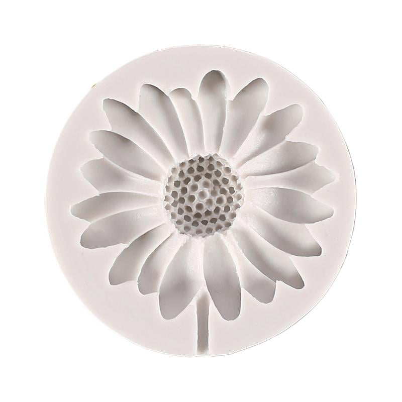 Yammee 3D Chocolate Baking Molds DIY Flower Cupcake Topper Mold Cake ...