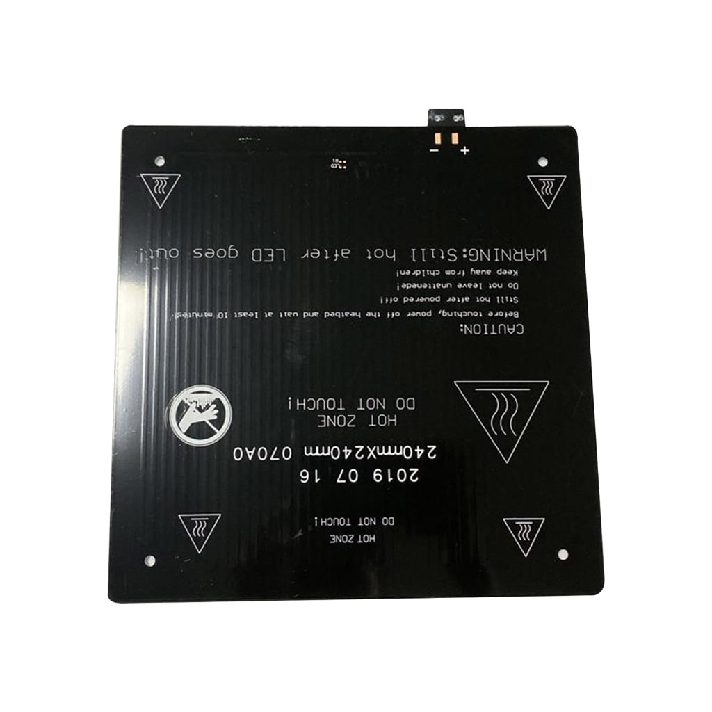 Yammee 3D Printer Part Black 24V 140W Hotbed Aluminum Heated Bed ...