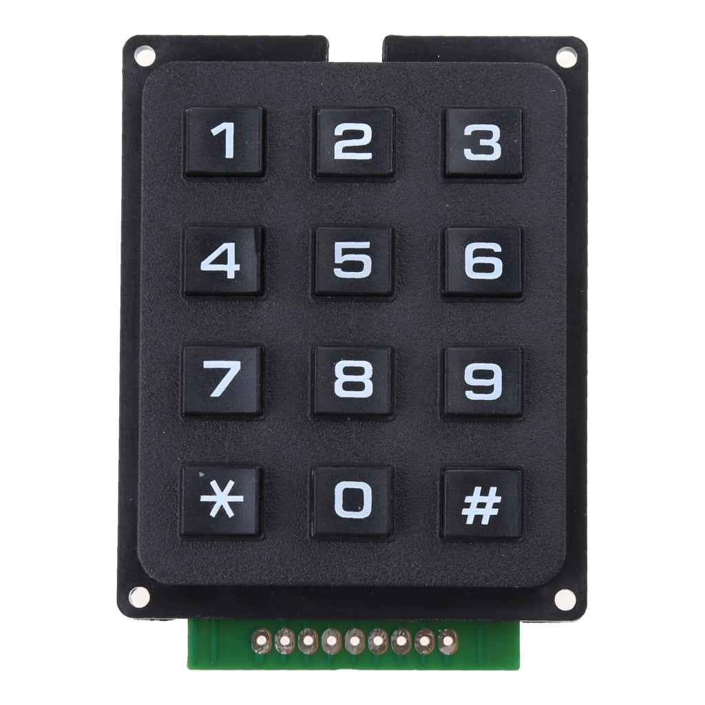 Yammee 3x4 Matrixes Array 12 Key Button Keypad Keyboard Module for ...