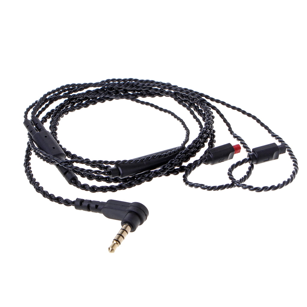 Yammee 4-Pole Jack 3.5mm Earphone Cord Mic Controller Replacement Cable ...