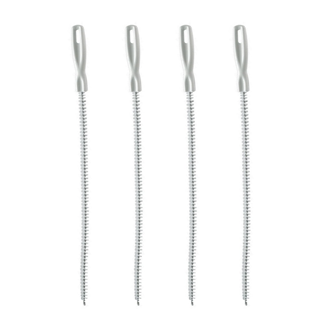 Yammee 4Pcs Drain Clog Remover,Drain Cleaning Brush Sewer Hair Catcher ...