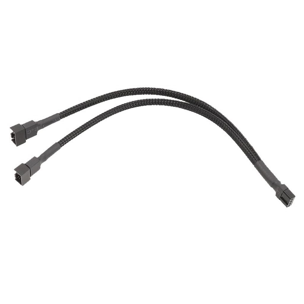 Yammee 4Pin Splitter Cable PWM Motherboards CPU Fan PC Case Fan ...