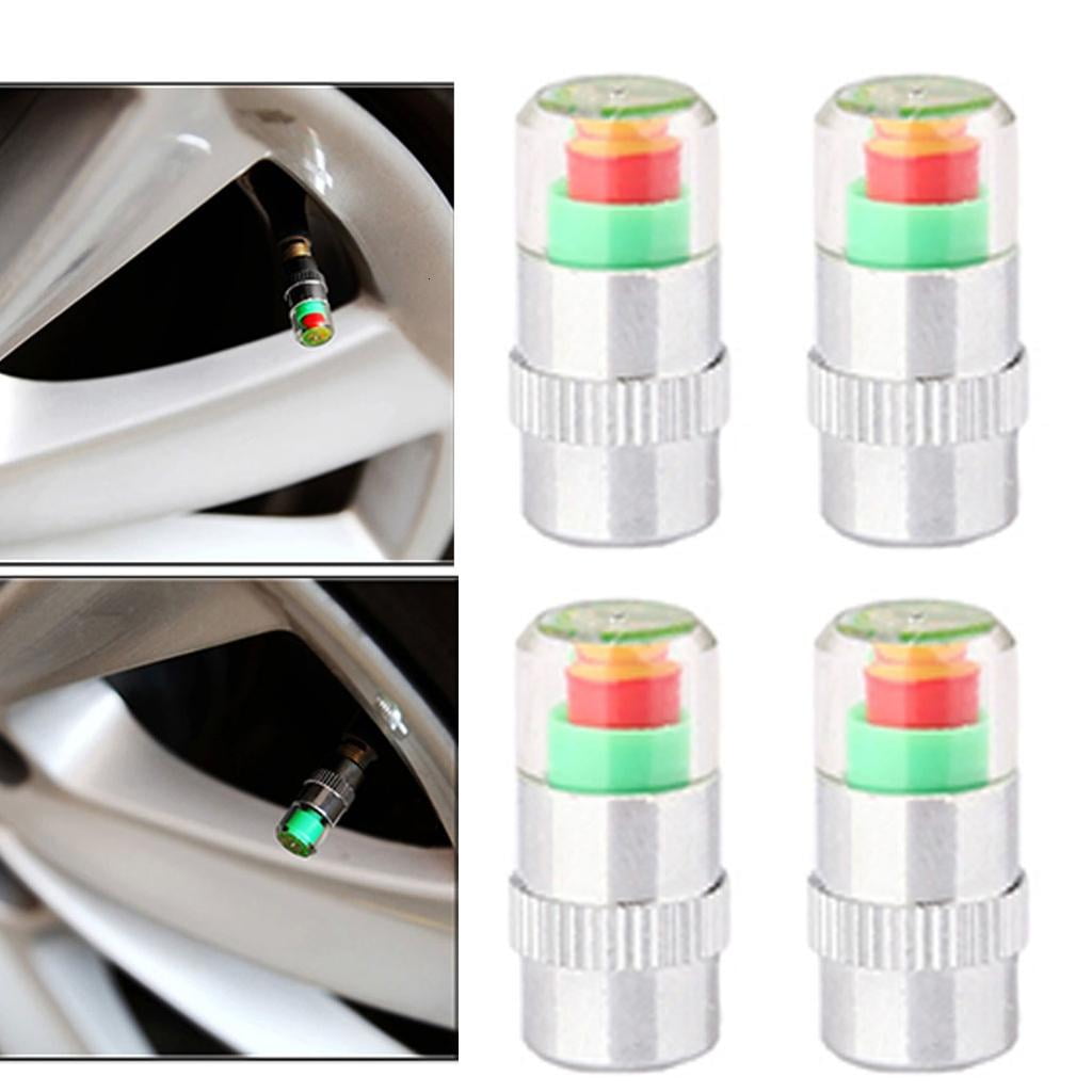Yammee 4pcs/set Tire Pressure Alert Monitoring Valve Cap Car Motorcycle ...