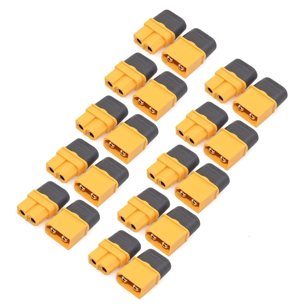 Yammee 5/10 Pair XT60H Connectors Male Female Battery Connectors for ...