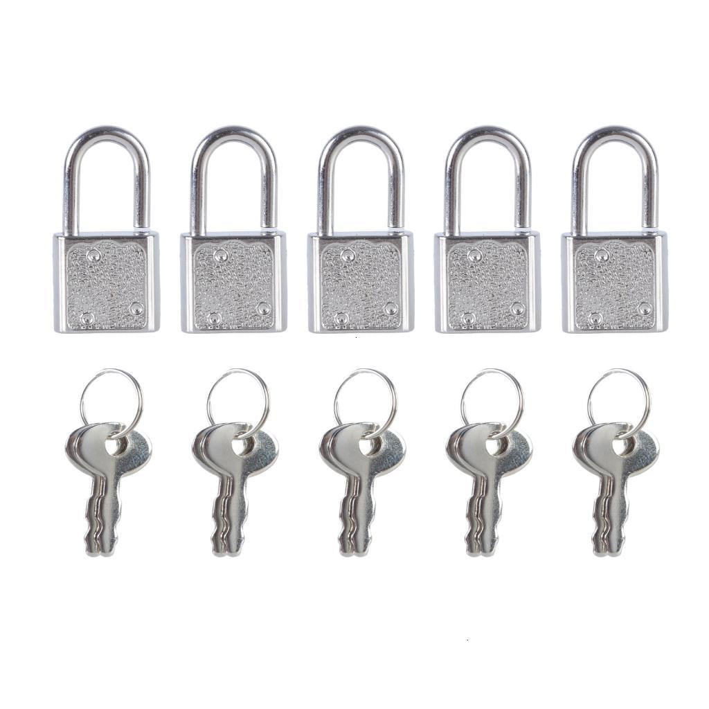 Yammee 5Pcs Notebook Belt Padlock Lock With Key Portable Suitcases ...