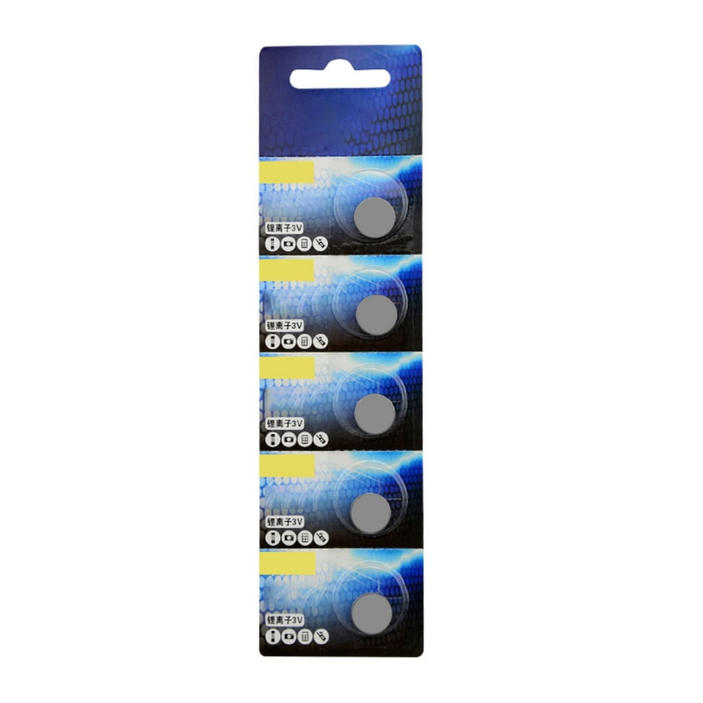 Yammee 5Pcs Replacement Button Battery 3V CR1225/CR1216/CR1220/CR927 ...