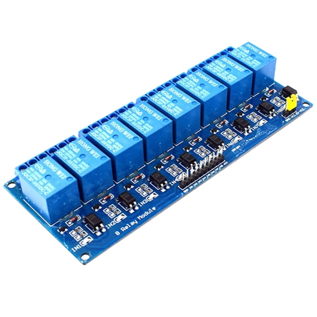 Yammee 5V/12V/24V 8-Channel Relays Module with Optocoupler Contact ...