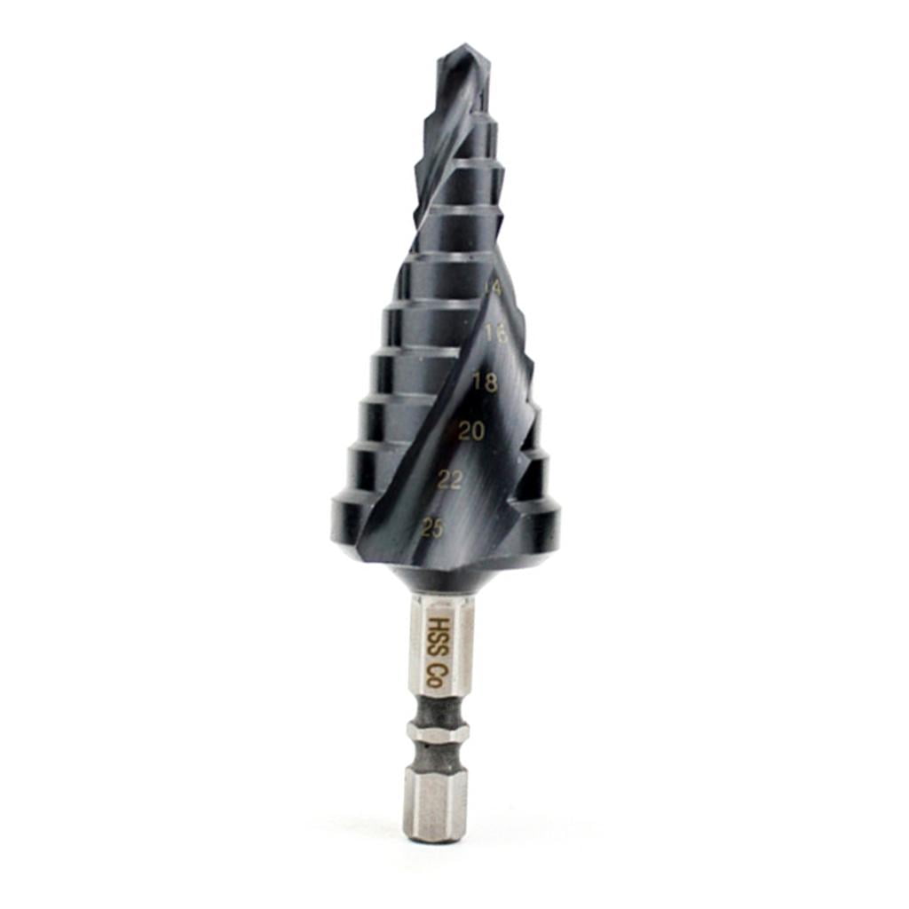 Yammee 6-25mm HSS Nitrogen Coated M35 Cobalt Step Drill Bit High Speed ...
