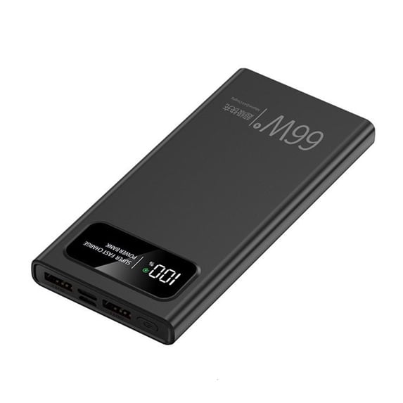 Yammee 66W Mobile Power Adapter Battery Charger with LED Display and ...