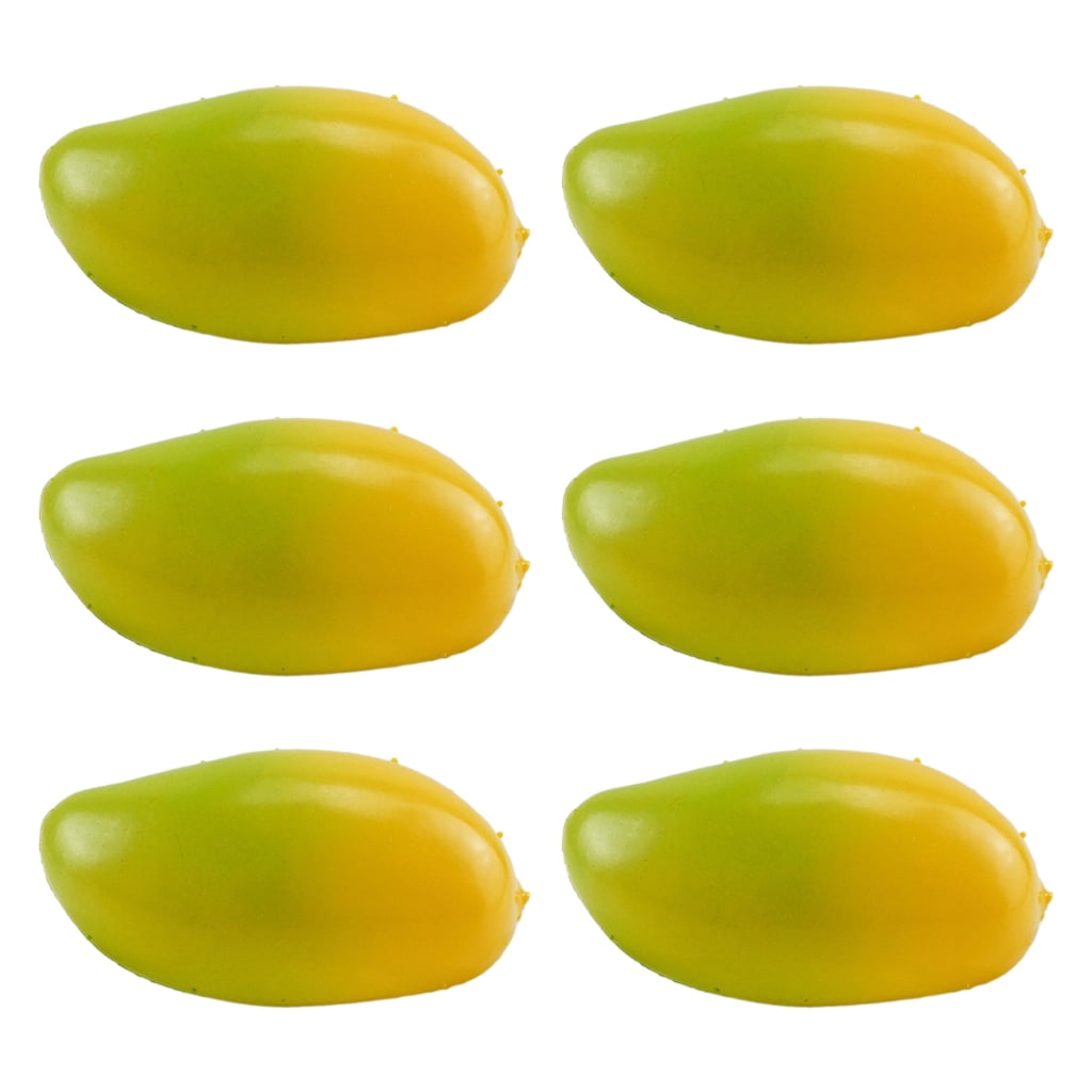 Yammee 6Pcs Artificial Fruit Plastic Fruit Realistic Fake Fruit ...