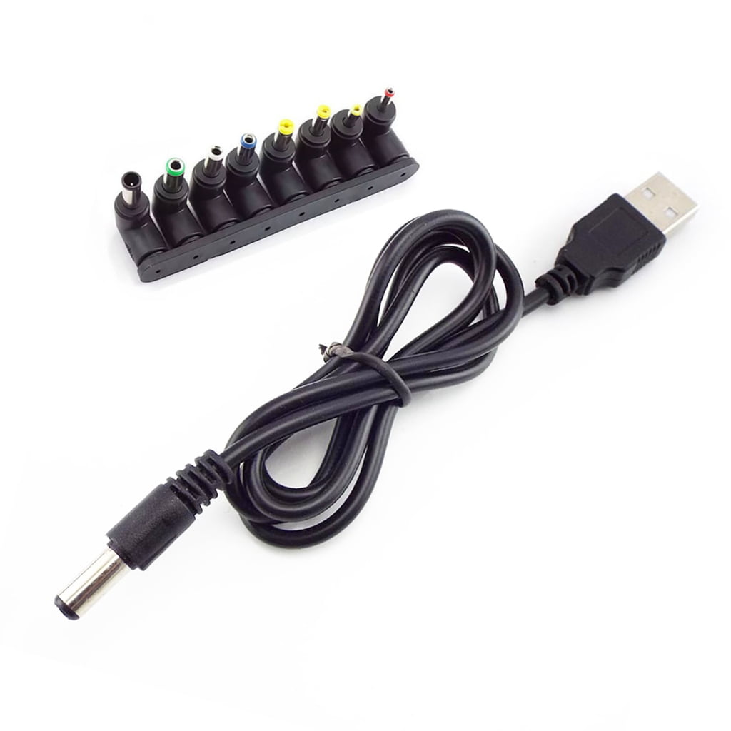 Yammee 8 in 1 DC5V 5.5x2.1mm Power Supply Connectors Cable for Routers ...