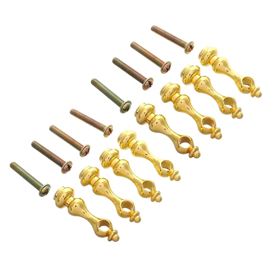 Yammee 8Pieces Gold Zinc Alloy Spindles for Furniture and Glass Railing ...