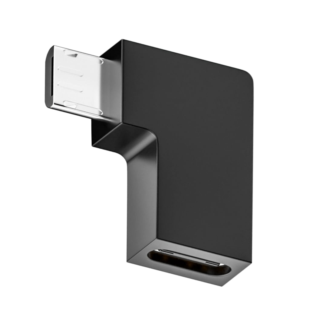 Yammee 90 Degree Left Right Angled Micro USB Male To Type C Female ...