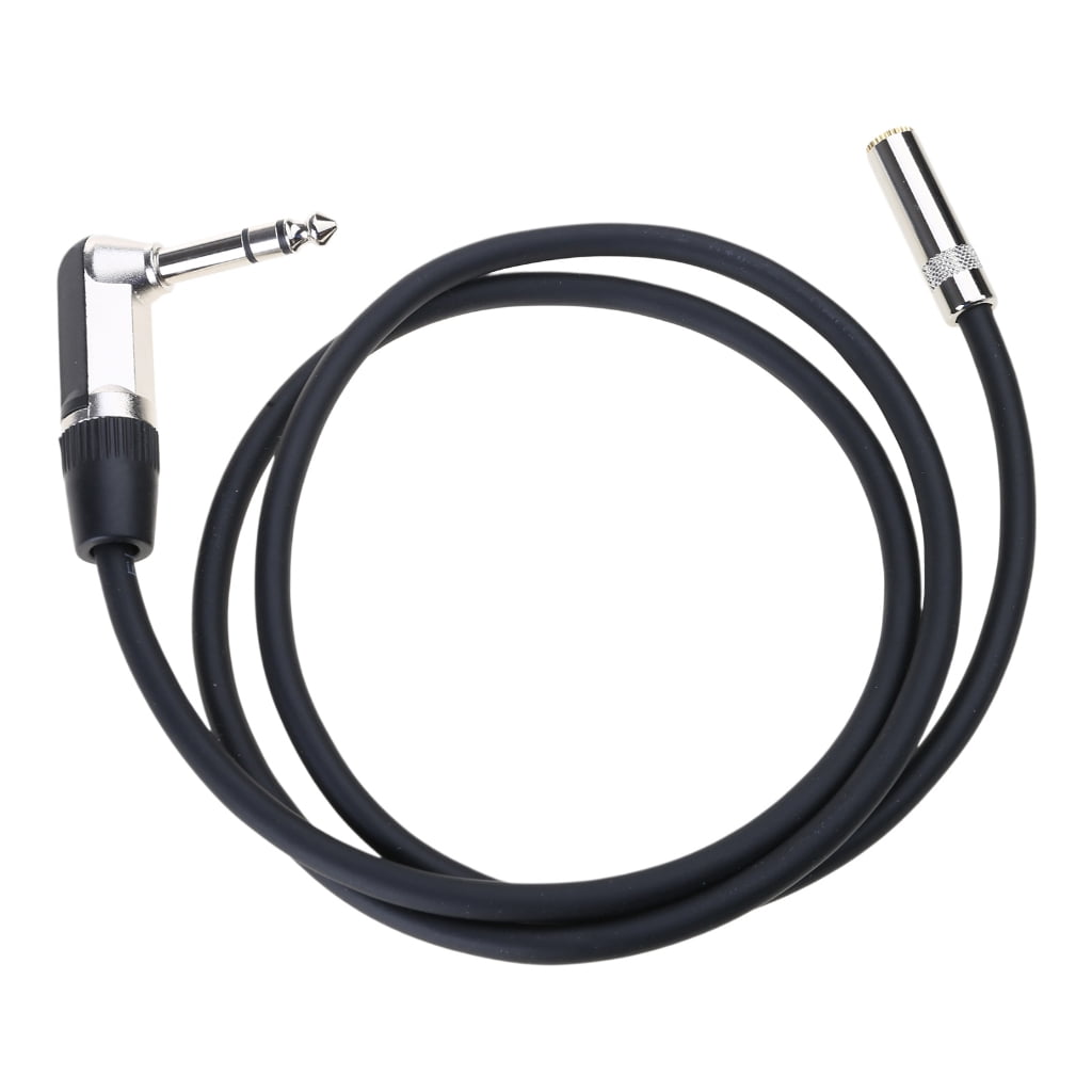 Yammee 90 Degree Right Angled/Straight Head Aux Cord Male to Female 3 ...
