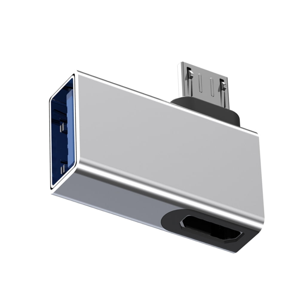 Yammee 90 Degree USB Host Adapter with Power Supply Port for ...