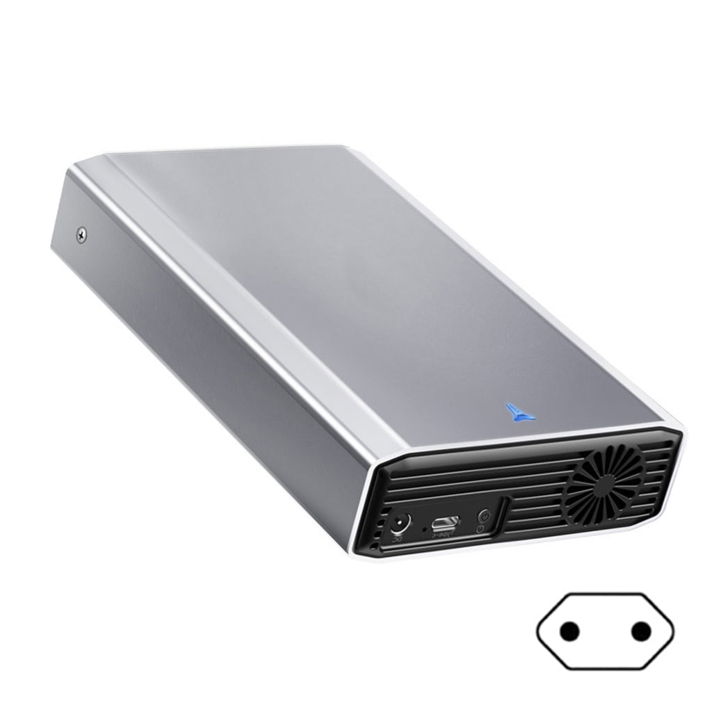 Yammee Aluminium Hard Drive Enclosure 5Gbps with Cooling Fan for 2.5/3. ...