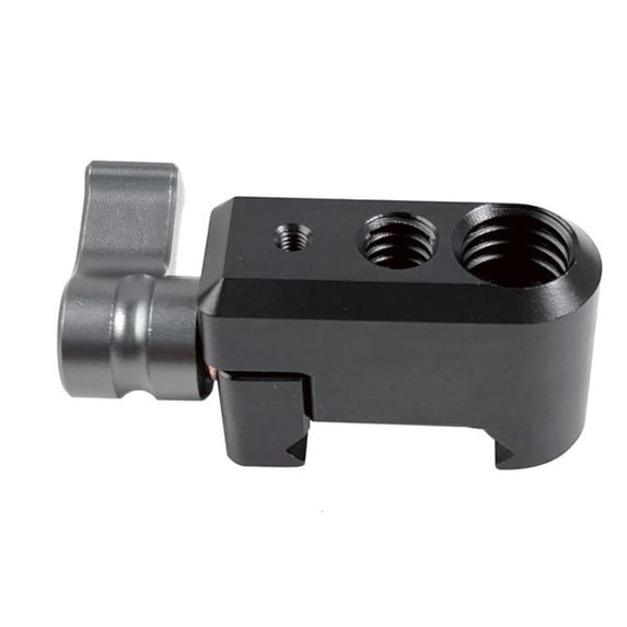 Yammee Aluminum Alloy 1/4 3/8 Thread Camera Sliding Rail Mount Clamp ...