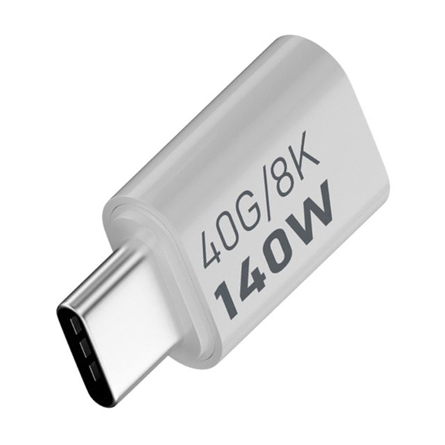 Yammee Aluminum Alloy UsbC Type-C Adapter 140W 40G 8K60hz Converter ...