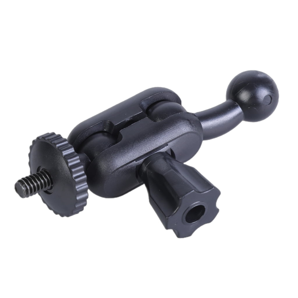 Yammee Angle Adjustable 17mm Ball Bracket Adapter 1/4in Male to 17mm ...