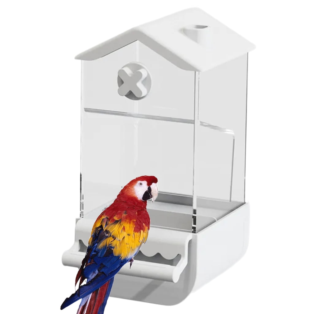 Yammee Automatic Bird Feeders Parrots Screw on Feeders for Cage Bird ...