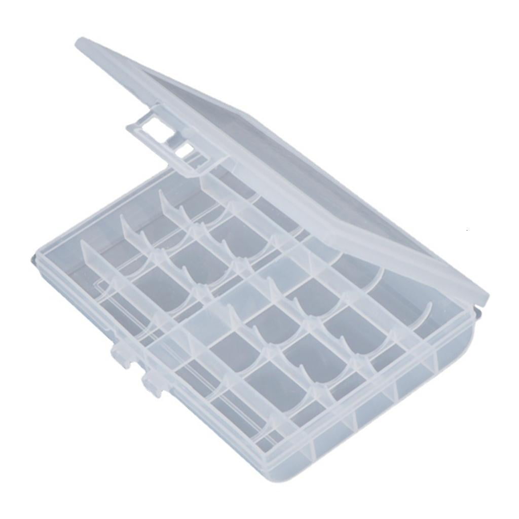Yammee 10 Grid AA Plastic Battery Holder Case AA Batteries Storage Box ...