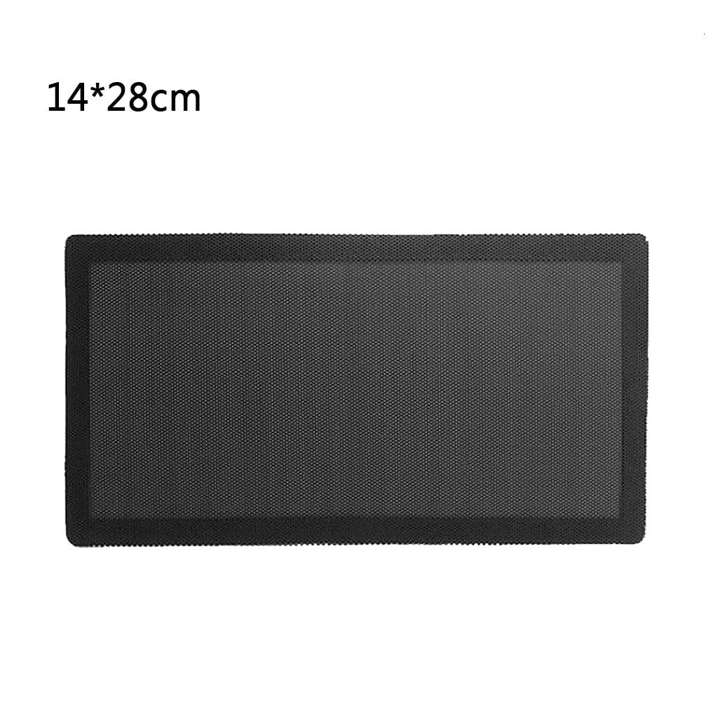 Yammee Black PVC PC Fan Dust Filter Dustproof for Case Computer Mesh ...