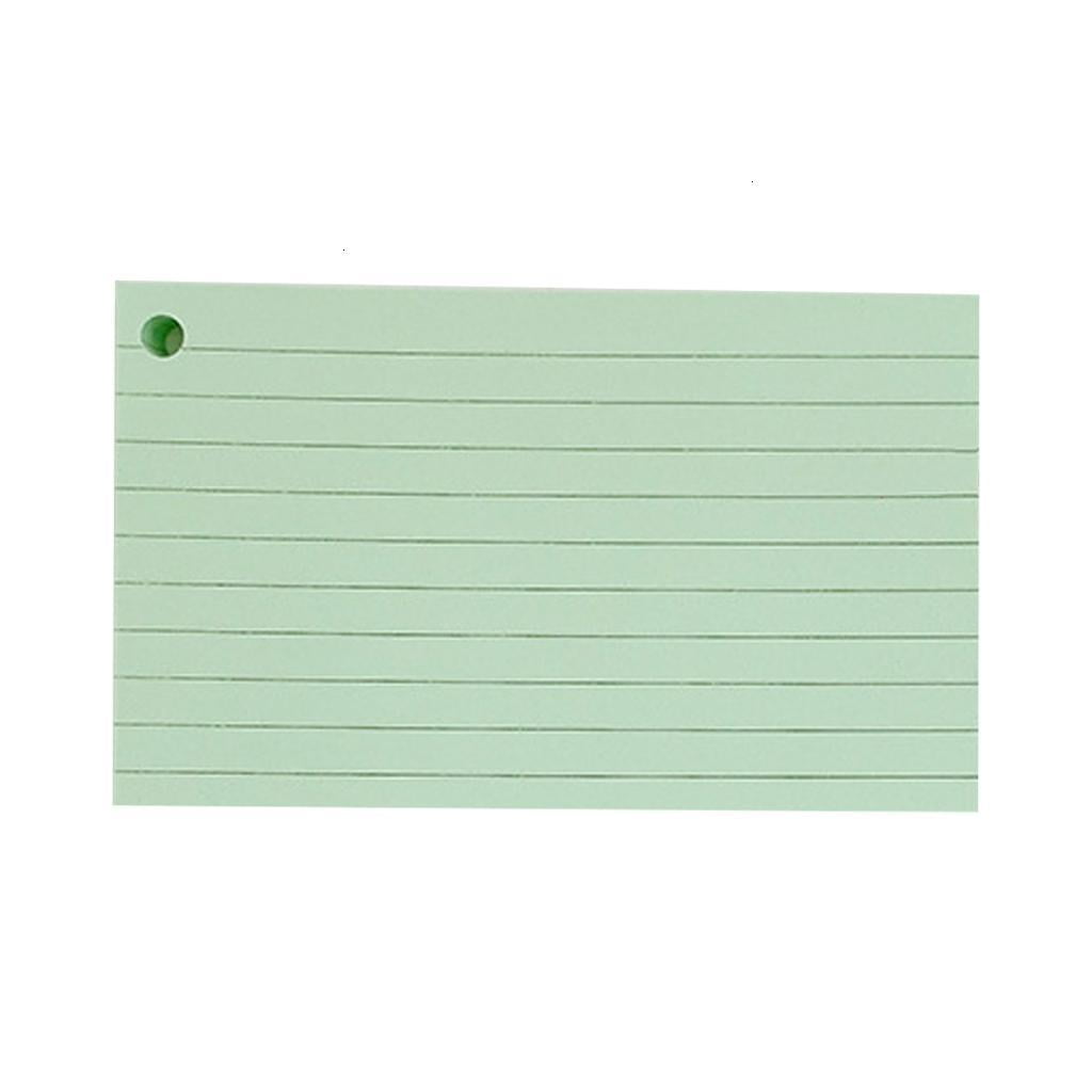 Lined Indexes Cards with Binding Rings Flashcards Study Cards Note ...