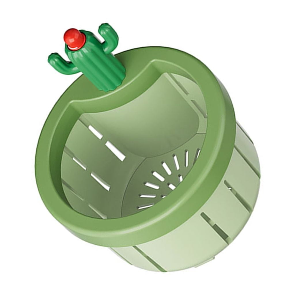 Yammee Cactus Drainages Basket Kitchen Sink Waste Collector with Press ...