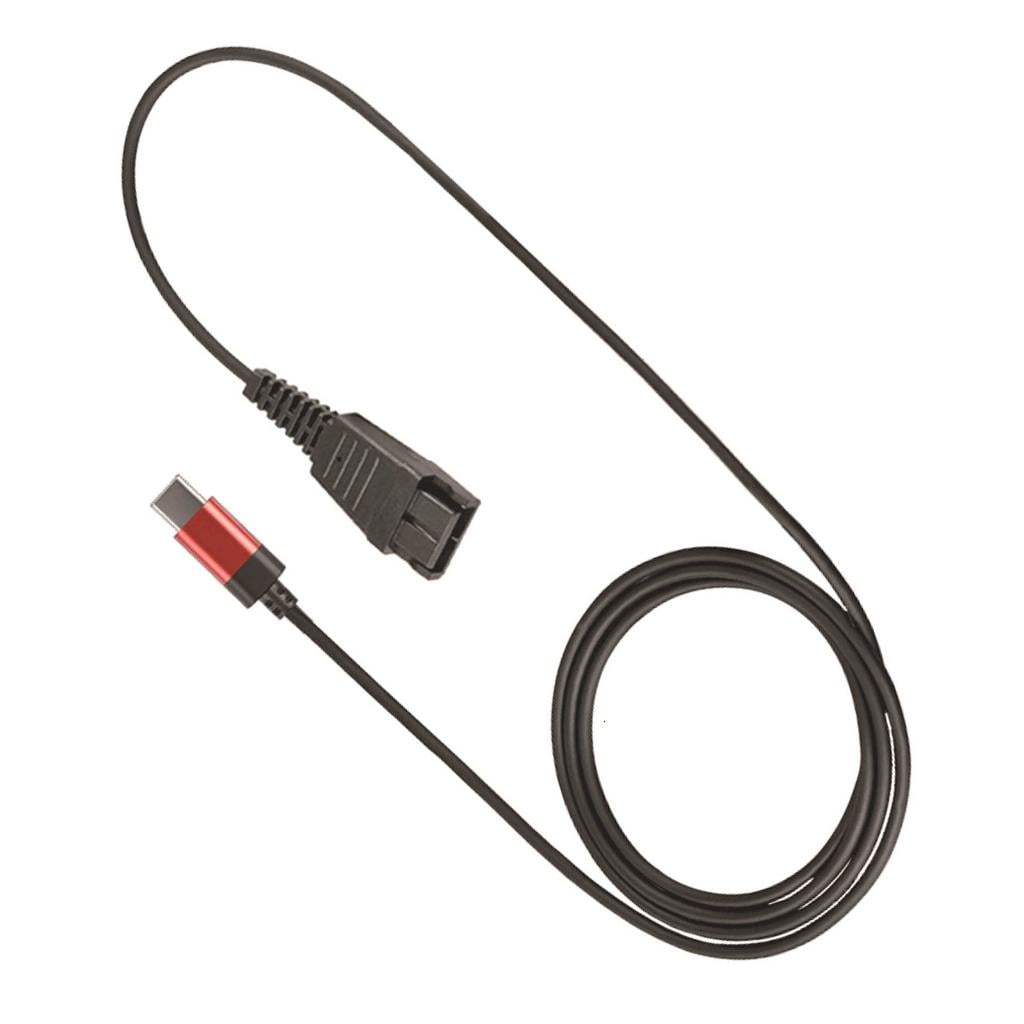 Yammee Call Center Headset Quick Disconnect QD Cable to Type C Plug ...