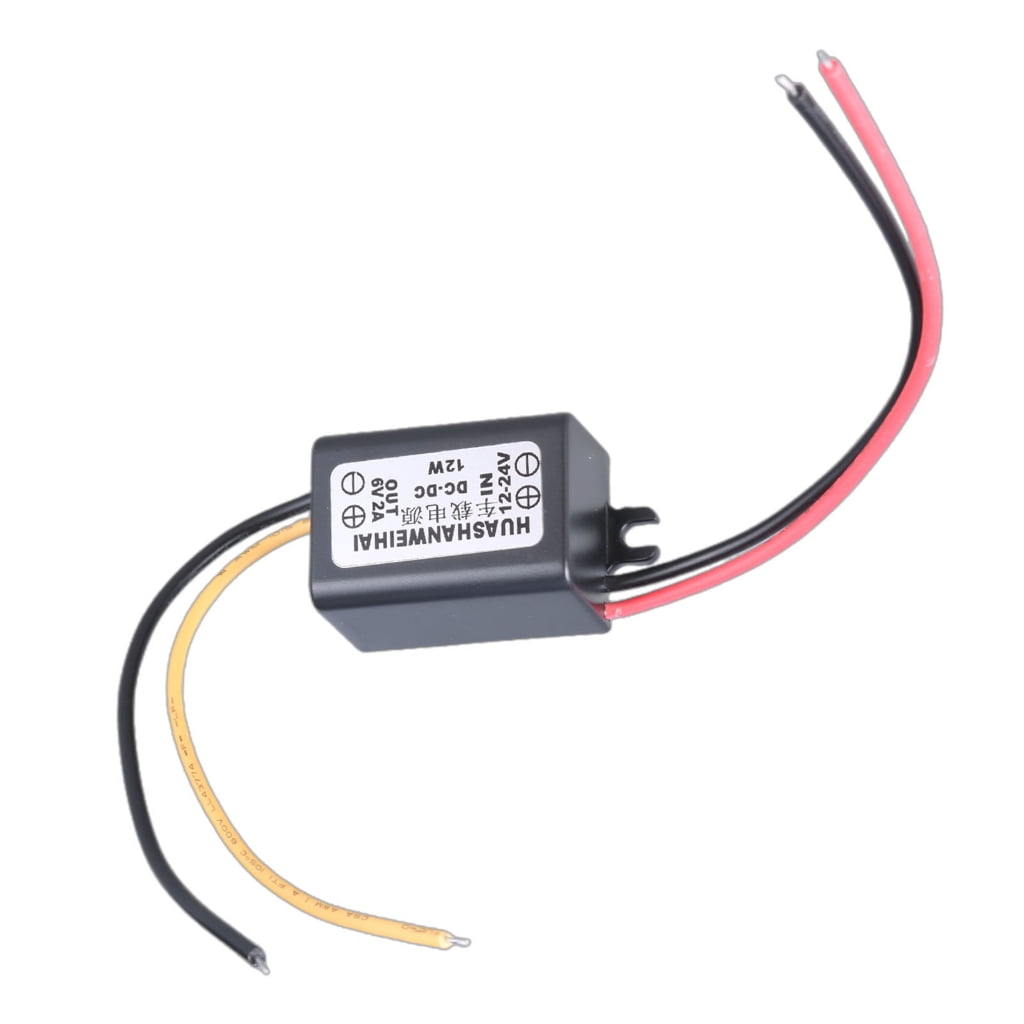 Yammee Car Power Converters DC12V~24V to 6V1A/2A/3A Step-down Voltages Regulator Module for LED ...