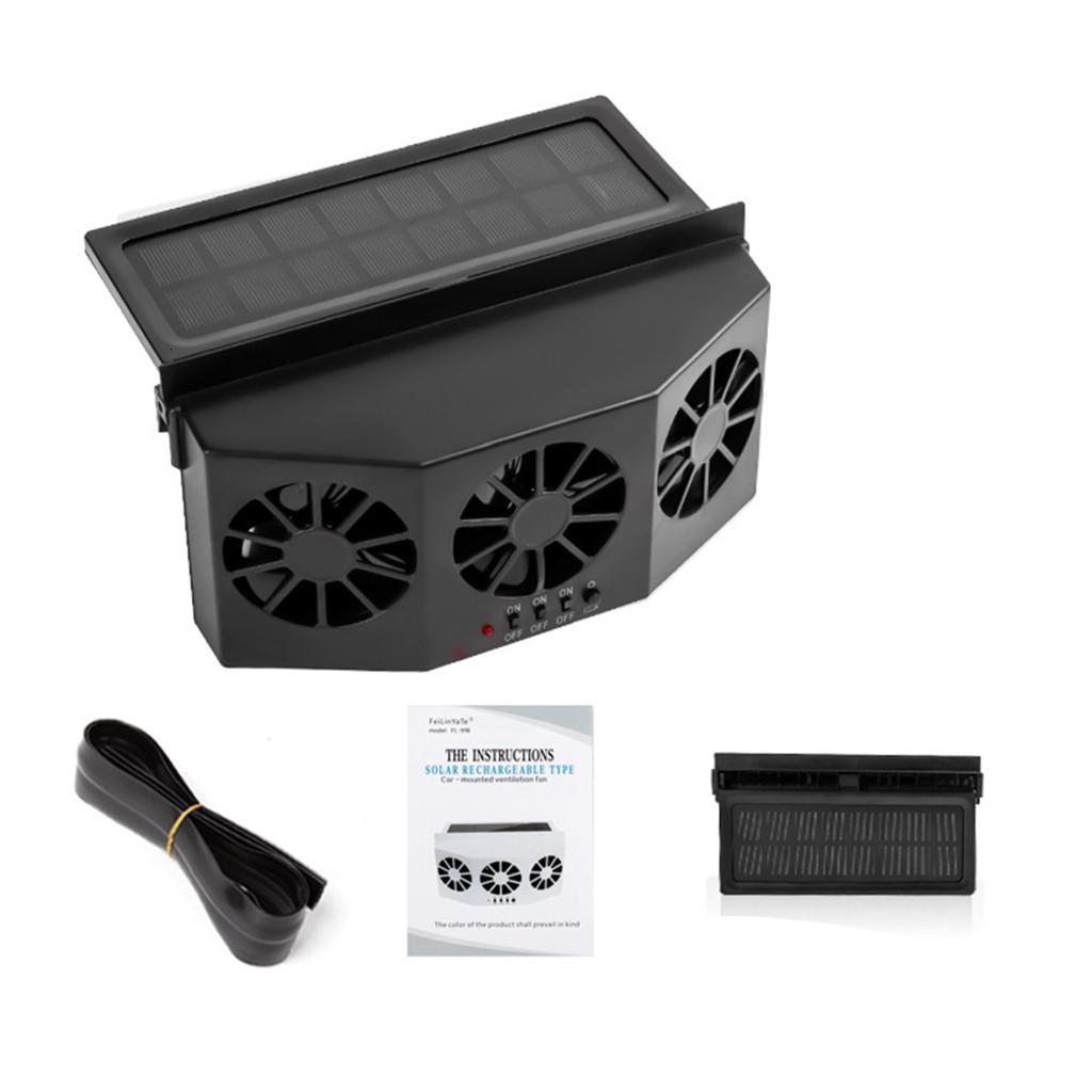 Yammee Car Window Exhaust Fan Air Circulation Coolers Car Inside ...