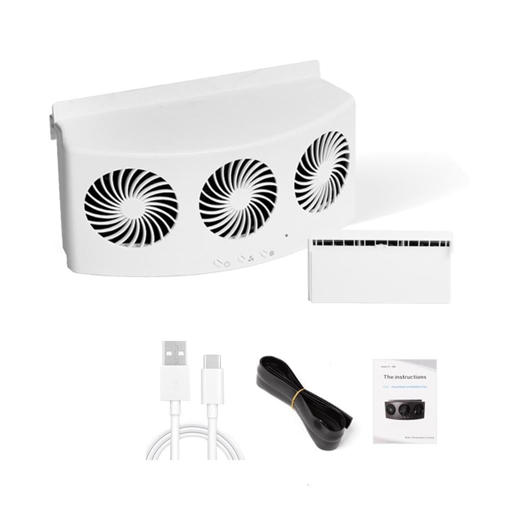 Yammee Car Window Exhaust Fan Air Circulation Coolers Car Inside ...