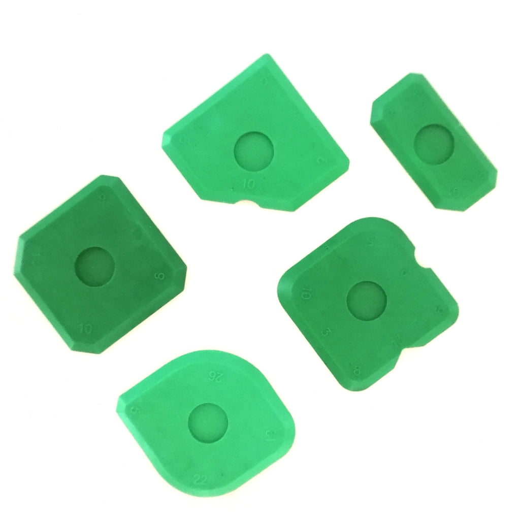 Yammee Caulking Scrapers Tool Fill Gaps Caulking Tool Set of 5 Scrapers - Walmart.com