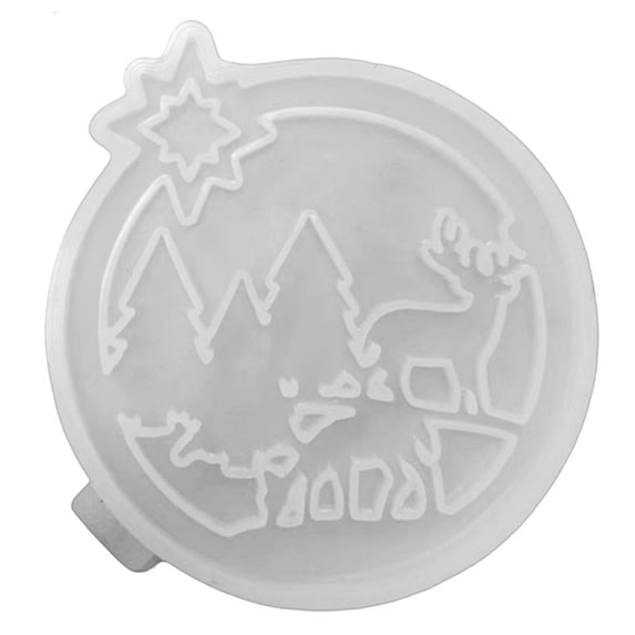 Yammee Christmas Resin Molds Crafts Molds Pendant Decoration Molds ...