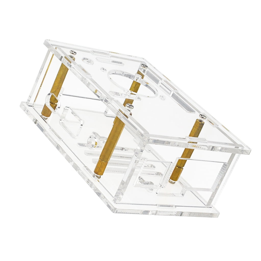 Yammee Clear Acrylic Transparent Case Enclosure Shell Box For PI 4A ...