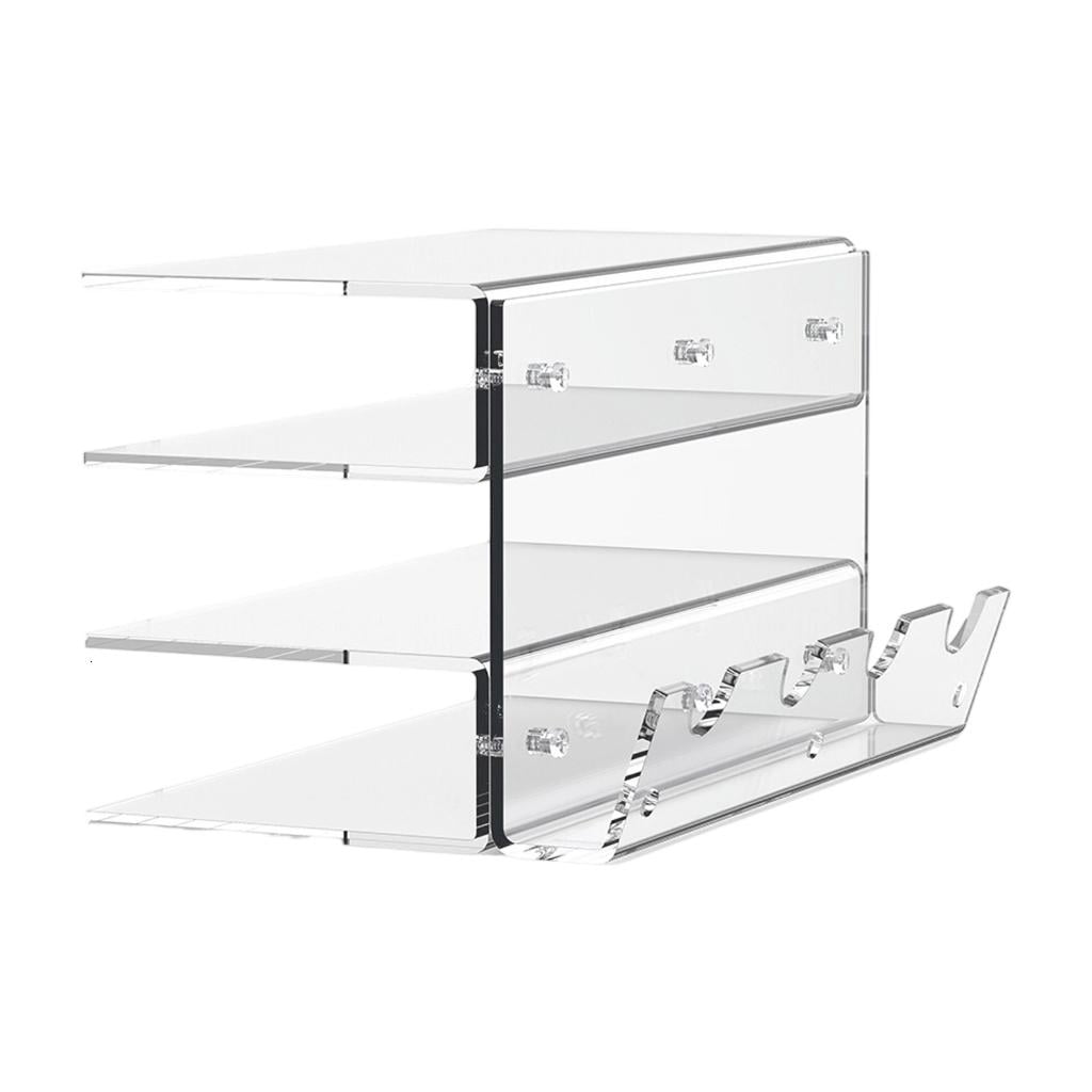 Yammee Clear Multiple Rank Keyset Display Stand Mouse Storage Shelf ...