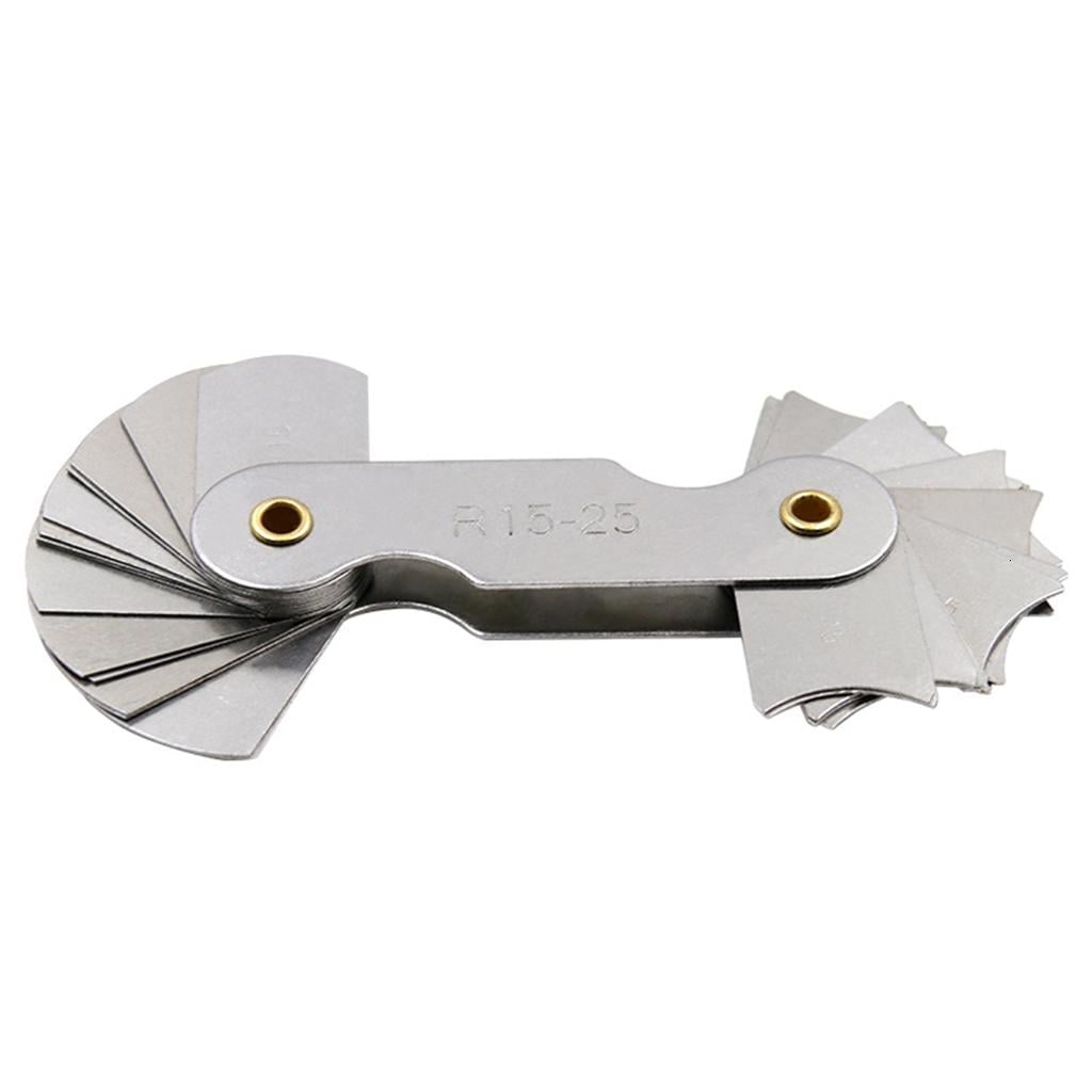 Yammee Concave Convex Arc Measuring Tool Radius- Fillet-Gauge R1-6.5 ...