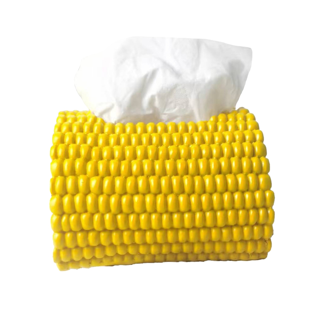 Yammee Corn Shaped Tissue Box Decorative Napkin Dispenser Rack Paper ...