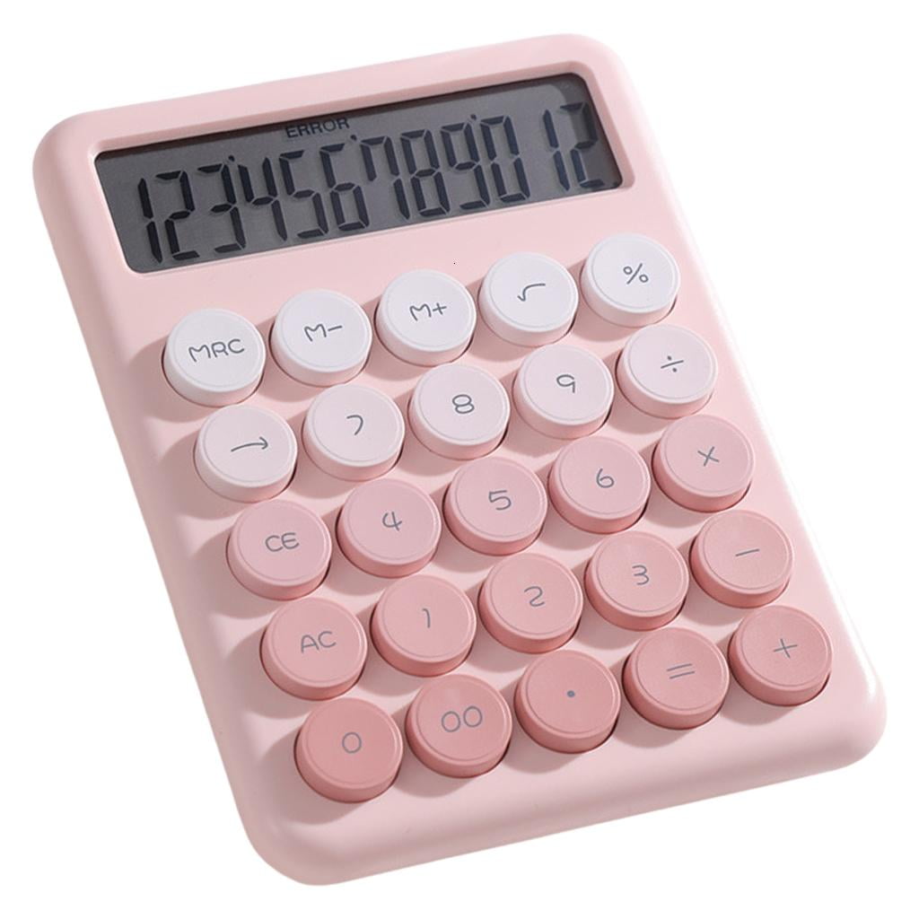 Yammee Cute Candy Desk Calculator with 12Digit Display Calculator for ...