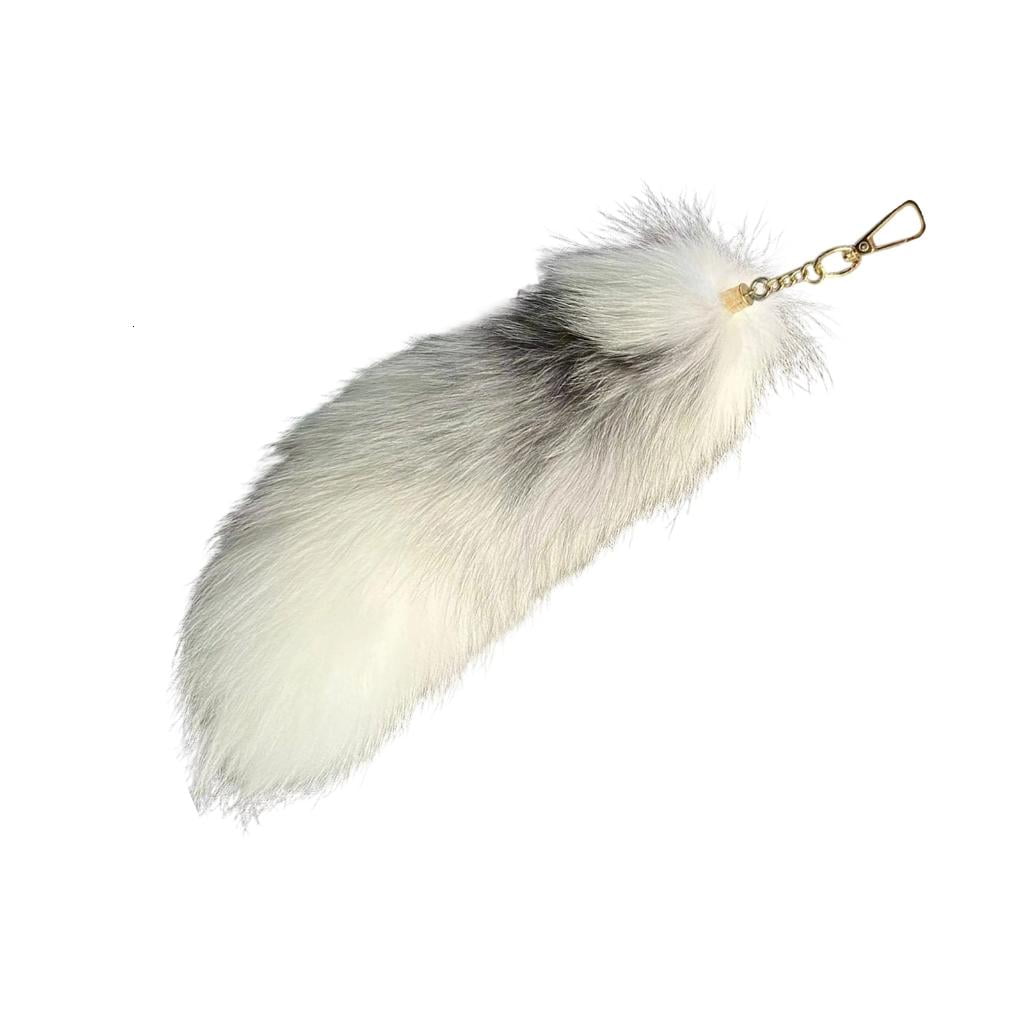 Yammee Cute Faux Animal Tail Keyring Hanging Charm For Girls Women ...
