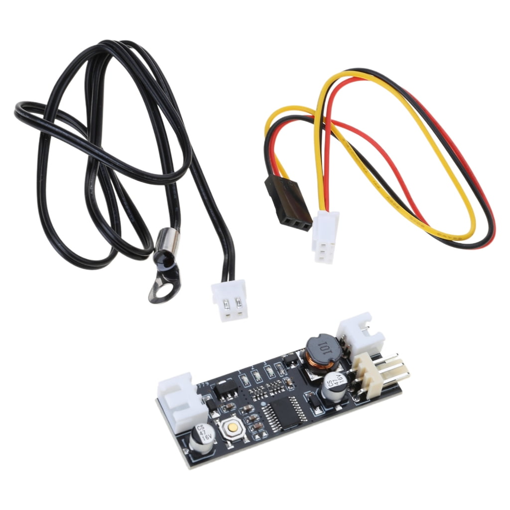 Yammee DC12V PWM Speed Controller Fan Speed Governor 2-3 Wire Computer ...