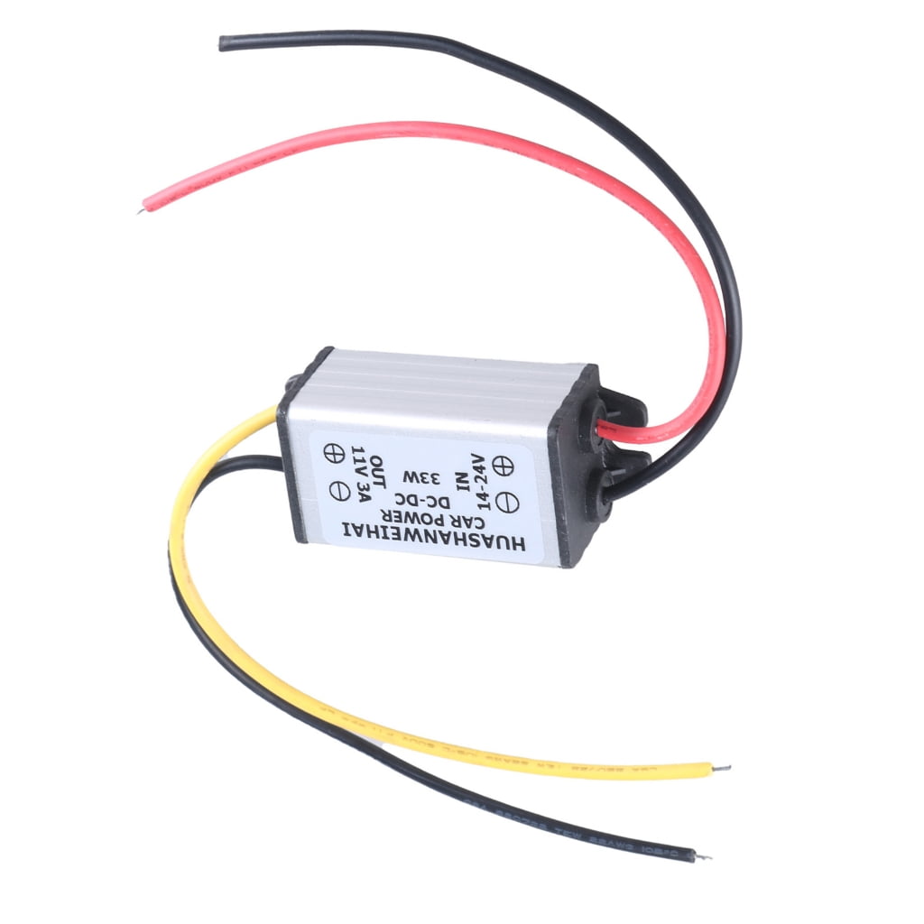 Yammee DC24V to 11V 1A/3A Step Down Converter Efficient Charging Voltages Regulator - Walmart.com