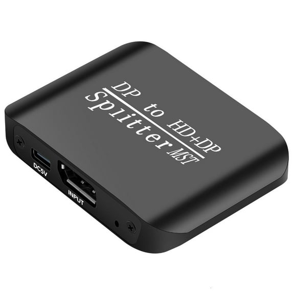 Yammee DP To HDTV Splitter With Metal Case Enables Two Monitor Extended ...