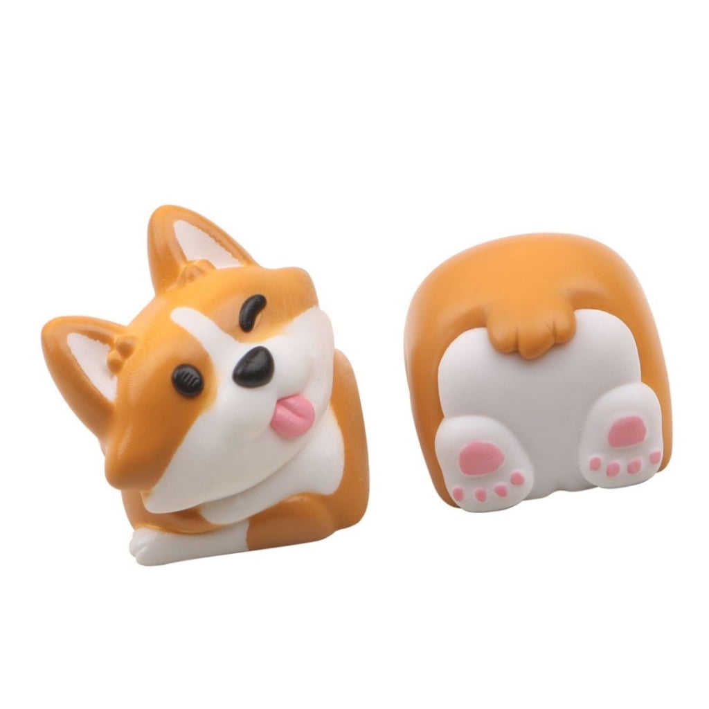 Yammee Decorative 3D ABS PVC Keycap Corgis Butt Keyboards Keycap for ...