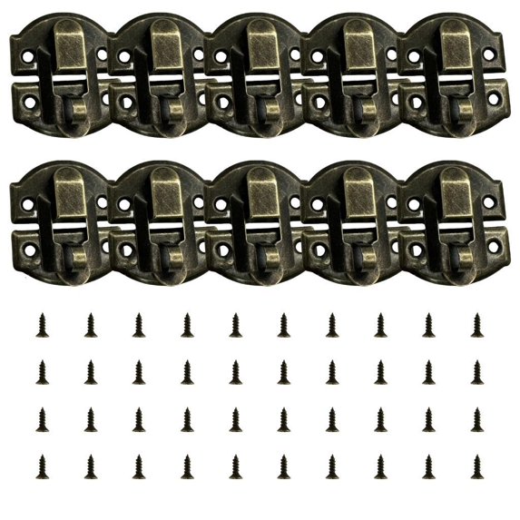 Yammee Decorative Iron Hasp Lockable Closures for Storage Container ...